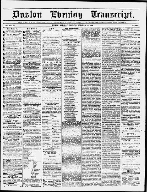 Boston Evening Transcript - Digital Commonwealth