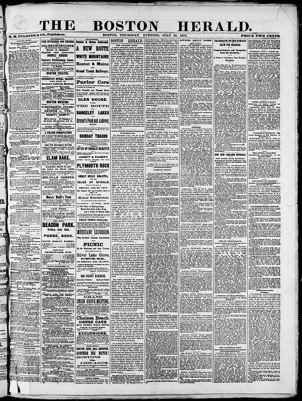 The Boston Herald. July 15, 1875 - Digital Commonwealth