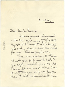 Letter from Fred M. Dearing to W. E. B. Du Bois - Digital Commonwealth