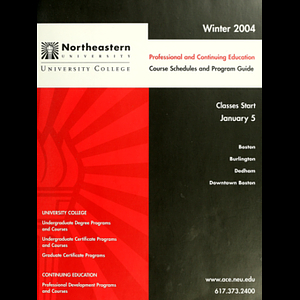 Course catalog - Digital Commonwealth