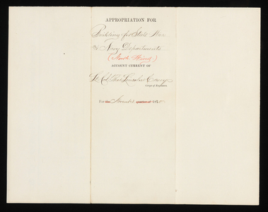 Appropriation for Building for State War and Navy Departments, North ...