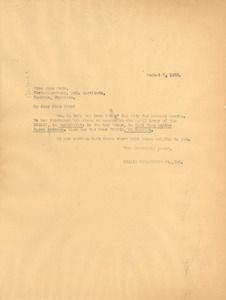 Letter from Crisis Publishing Co. to Jane Pate - Digital Commonwealth