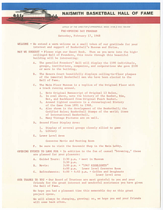 Naismith Basketball Hall of Fame Pre-Opening Day Program - Digital ...