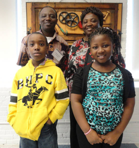 Gordon Halm, Sarah Mensah, Tyler Donkoh-Halm, and Krystal Boateng at ...