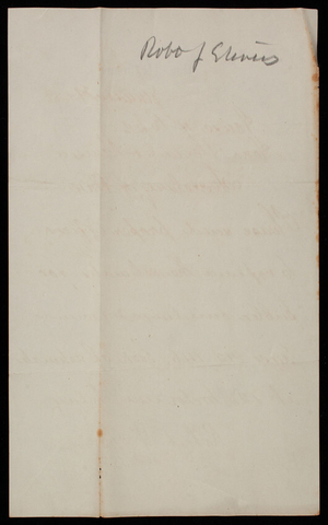 Robert J. Stevens to Alexander Ramsey, January 29, 1881. - Digital ...