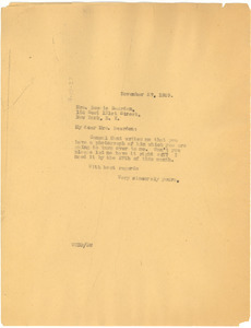 Letter from W. E. B. Du Bois to Bessye Bearden - Digital Commonwealth