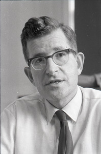 Noam Chomsky in his office at MIT - Digital Commonwealth