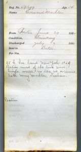 Tewksbury Almshouse Intake Record: Mockler, Edward - Digital Commonwealth