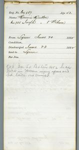 Tewksbury Almshouse Intake Record: Dullea, Joseph - Digital Commonwealth