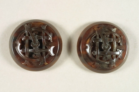 Pair of Cuff Buttons - Digital Commonwealth