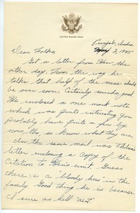 Letter from Robert E. Dillon to Henry Dillon and Mary Dillon - Digital ...