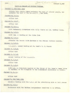 Meetings Report of William Pickens - Digital Commonwealth