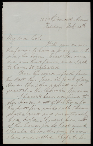 John J. Almy to Thomas Lincoln Casey, February 10, 1882 - Digital ...
