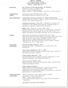 Mario V. Shaffer Resume - Digital Commonwealth