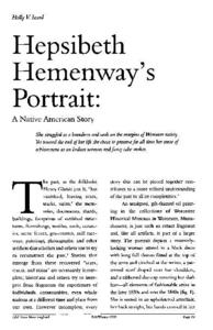 Hepsibeth Hemenway's Portrait : A Native American Story - Digital ...