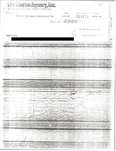 Martin Agency check - Digital Commonwealth