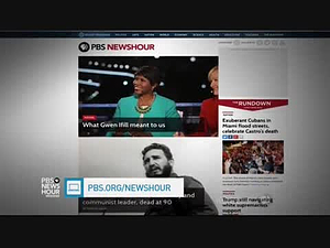PBS NewsHour Weekend; PBS NewsHour Weekend : KQED : November 26, 2016 5 ...