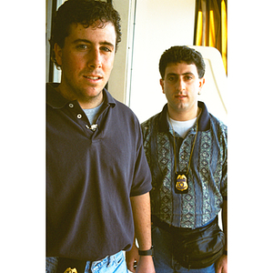 Northeastern alumni, Gary Albano, left, and John Ferdella, right ...