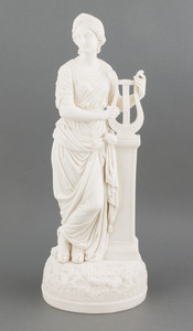 Sculpture of the Muse of Music - Digital Commonwealth