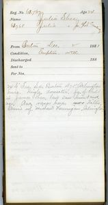 Tewksbury Almshouse Intake Record: Shea, Julia - Digital Commonwealth