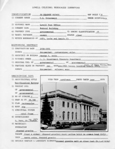 Kearney Square, 50 - Lowell Post Office - Digital Commonwealth