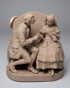 Rogers Group Sculpture - Courtship in Sleepy Hollow - Digital Commonwealth