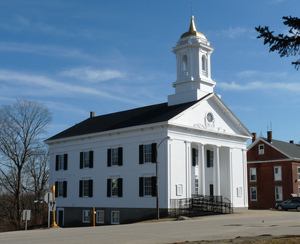 Petersham Town Hall: exterior view - Digital Commonwealth