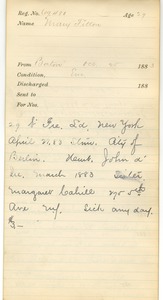 Tewksbury Almshouse Intake Record: Fitton, Mary - Digital Commonwealth