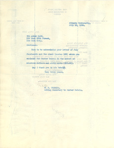 Letter from W. A. Shields to The Aryan Path - Digital Commonwealth