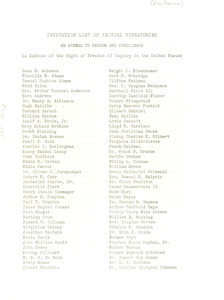 List of initial signatories - Digital Commonwealth