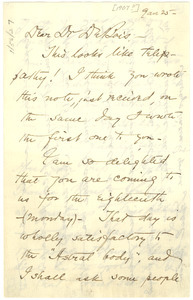 Letter from Isabel Eaton to W. E. B. Du Bois - Digital Commonwealth