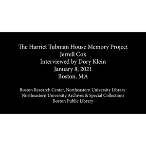 Oral history interview video with Jerrell Cox : January 8, 2021 ...
