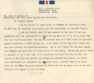 Letter from Charles Edward Russell to John S. Brown, Jr. - Digital ...