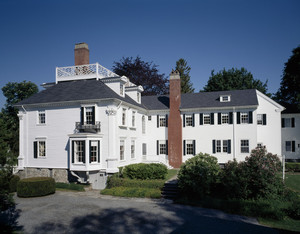 Exterior view of rear facade, Governor John Langdon House, Portsmouth ...