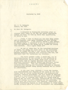 Letter from Louis L. Redding to J. E. Spingarn - Digital Commonwealth