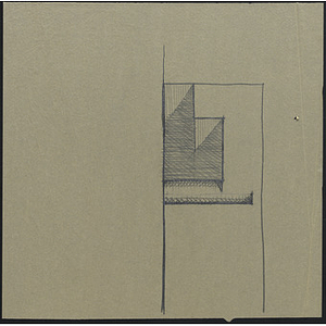 Rectangular architectural sketch - Digital Commonwealth