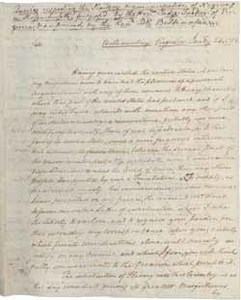 Letter from St. George Tucker to Jeremy Belknap (with enclosed queries ...