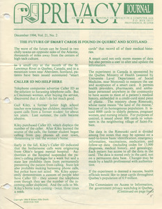 Privacy Journal - Digital Commonwealth