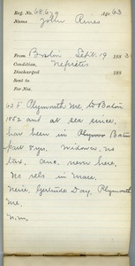 Tewksbury Almshouse Intake Record: Rines, John - Digital Commonwealth