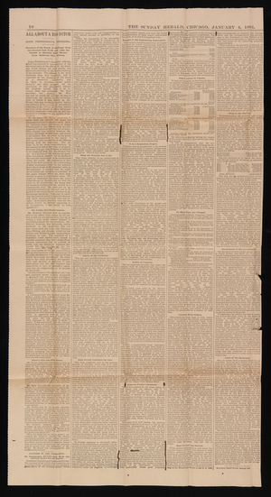 Newspaper clipping: All About a Big Ditch, January 4, 1891 - Digital ...
