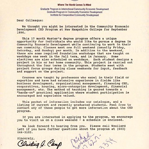 Letter from Alan Jay Rom, of the Law Office of Sherwin L. Kantrovitz, P ...
