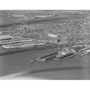East Boston, docks, Bethlehem Steel Shipyard (Simpsons), right, Port ...