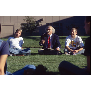 Jack Levin, professor of sociology standing at the blackboard - Digital ...
