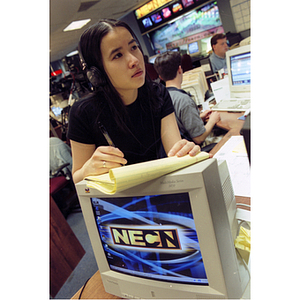 Mary Nguyen working on her co-op at New England Cable News - Digital ...