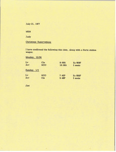 Memorandum from Judy A. Chilcote to Mark H. McCormack - Digital ...