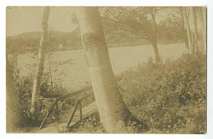 Postcard of Lake Massasoit - Digital Commonwealth
