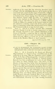 1797 Chap. 0059 An Act To Incorporate The Plantation Called Number ...