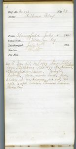 Tewksbury Almshouse Intake Record: Foley, Richard - Digital Commonwealth