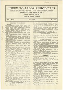 Index to Labor Periodicals - Digital Commonwealth