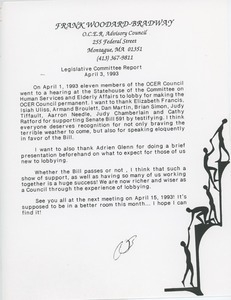 Legislative committee report - Digital Commonwealth